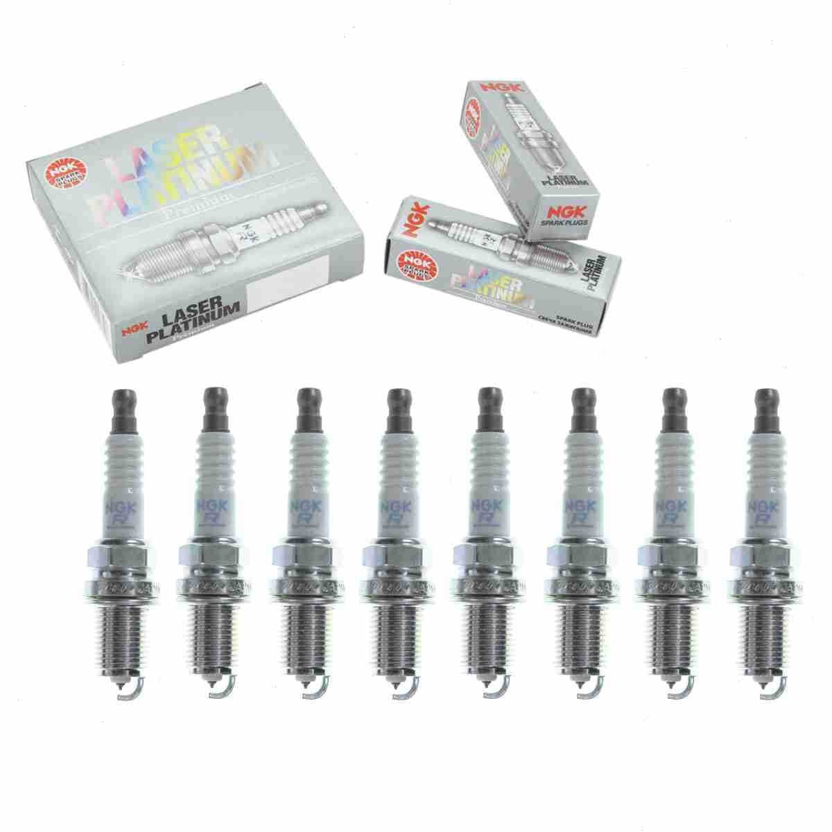 8 pc NGK 6371 Laser Platinum Spark Plugs for 22401-9E015 3293 4503 4701 ...