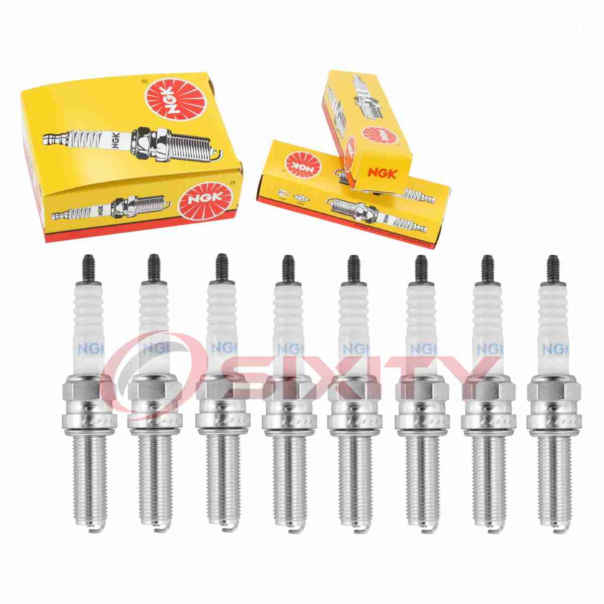 8 pc NGK 92222 Standard Spark Plugs for Ignition Wire Secondary - Walmart.com