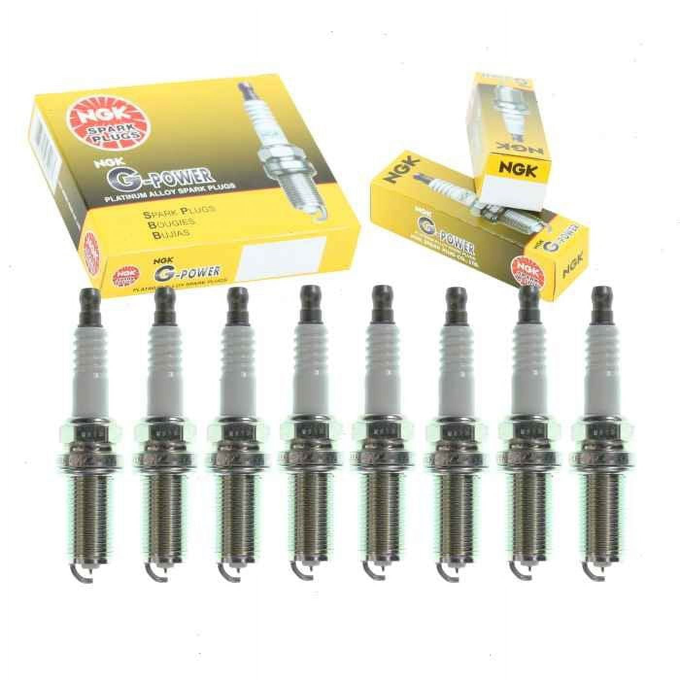 8 pc NGK G-Power Spark Plugs compatible with Nissan Pathfinder Armada 5.6L V8 2004 - Walmart.com