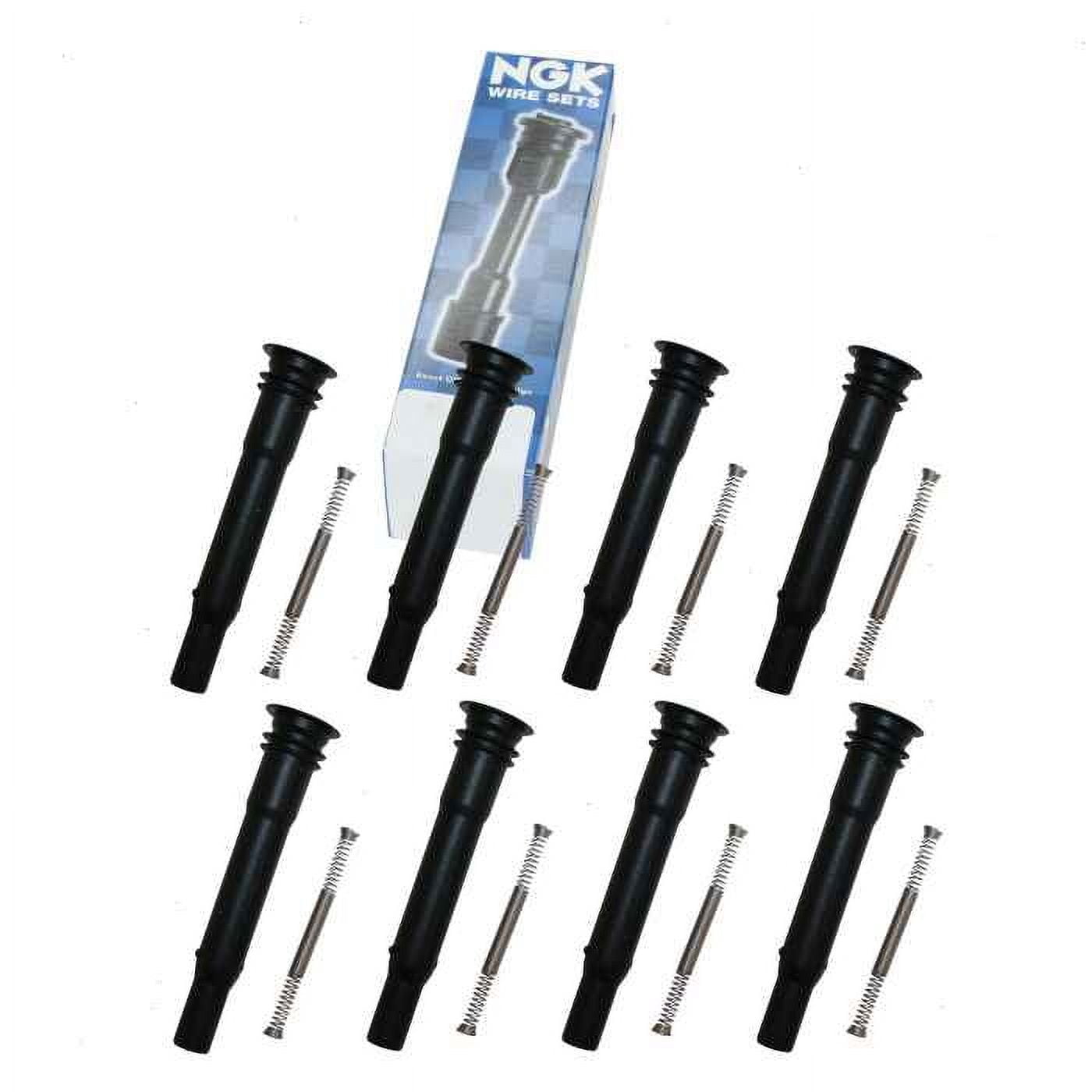 8 pc NGK Ignition Coil Boots compatible with Mercedes-Benz CL63 AMG 6 ...