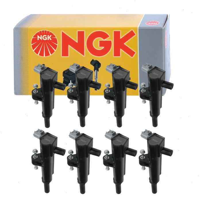 8 pc NGK Ignition Coils compatible with Jeep Grand Cherokee 4.7L V8 ...