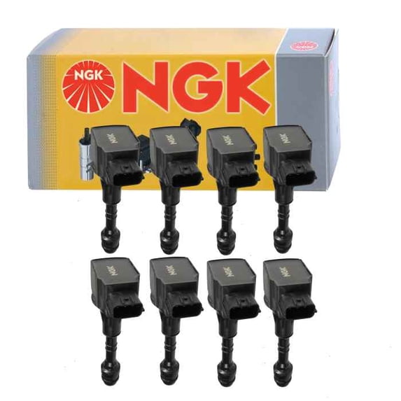 8 pc NGK Ignition Coils compatible with Nissan Pathfinder Armada 5.6L ...