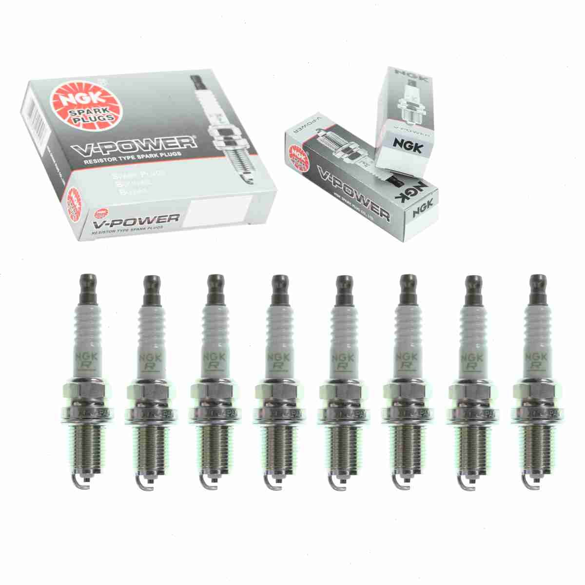 8 pc NGK V-Power Spark Plugs compatible with Lexus GS400 4.0L V8 1998 ...