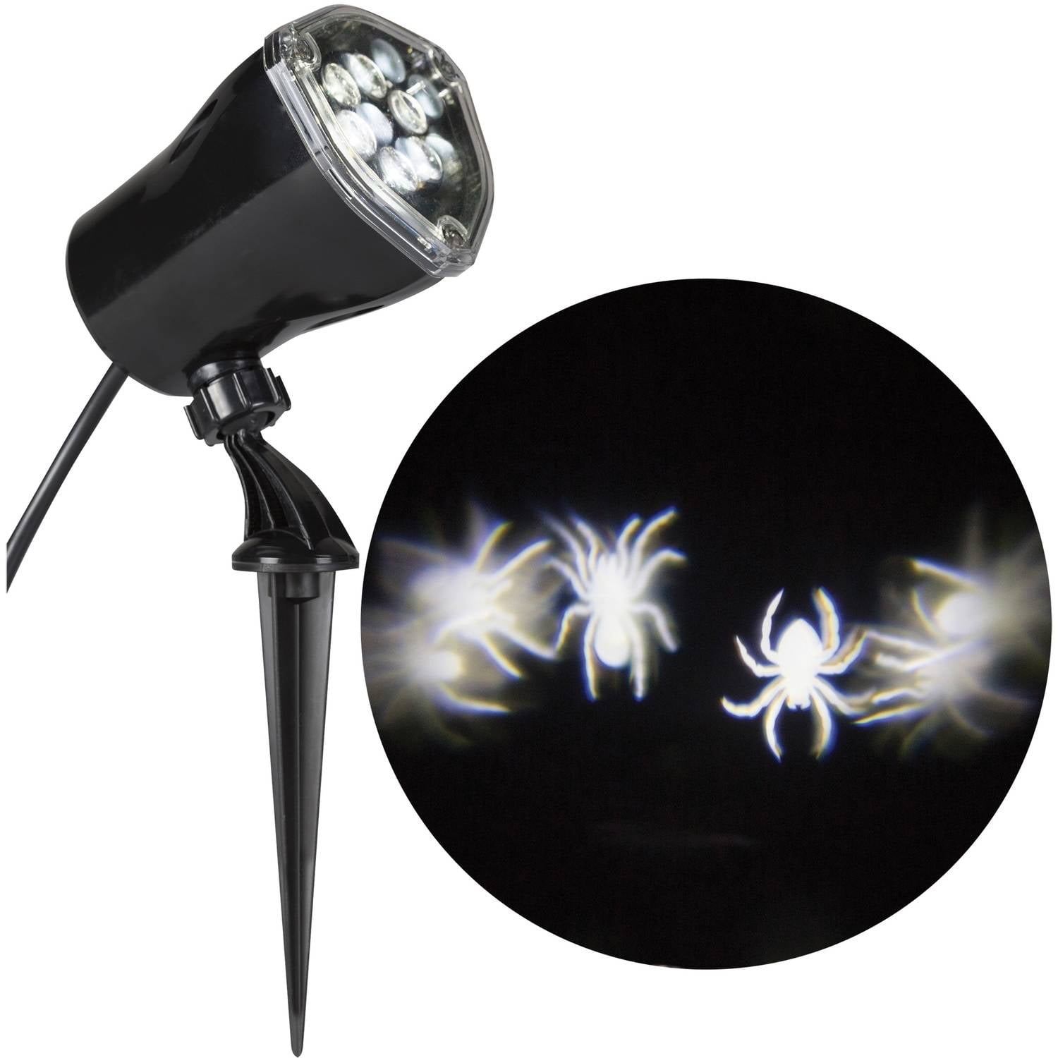8 pc. Spider Lightshow Display Halloween Decoration - Walmart.com
