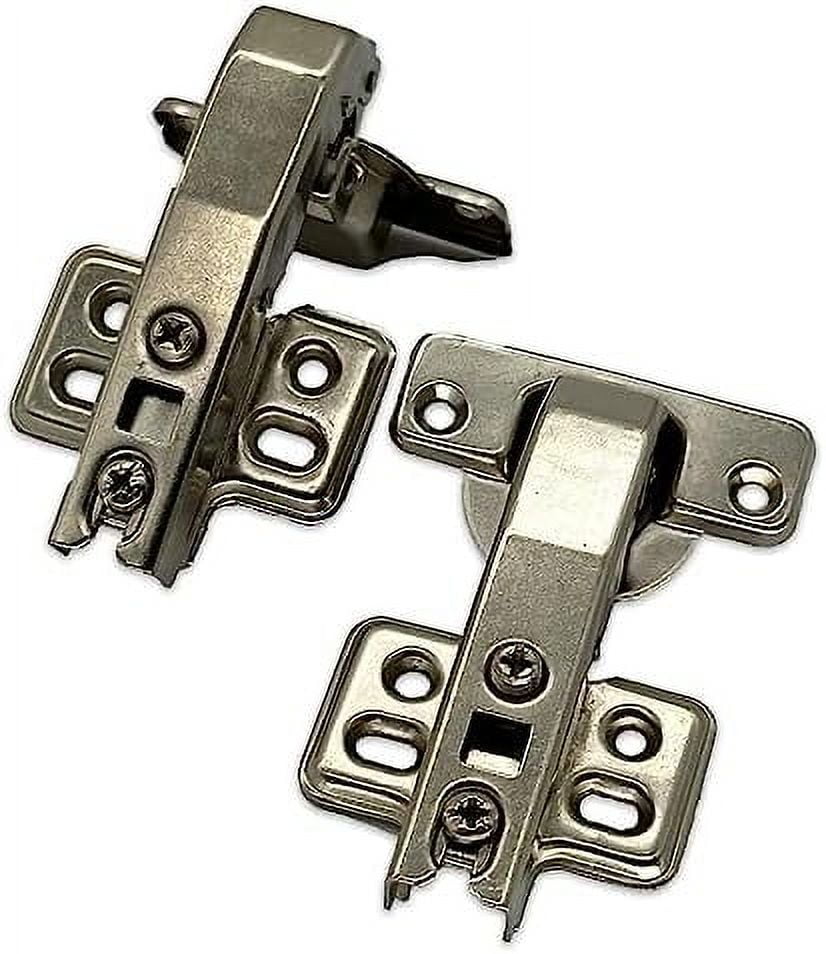 8 pcs 90 Degree Cabinet Hinge Frameless Cabinet Soft Close Full Cover ...