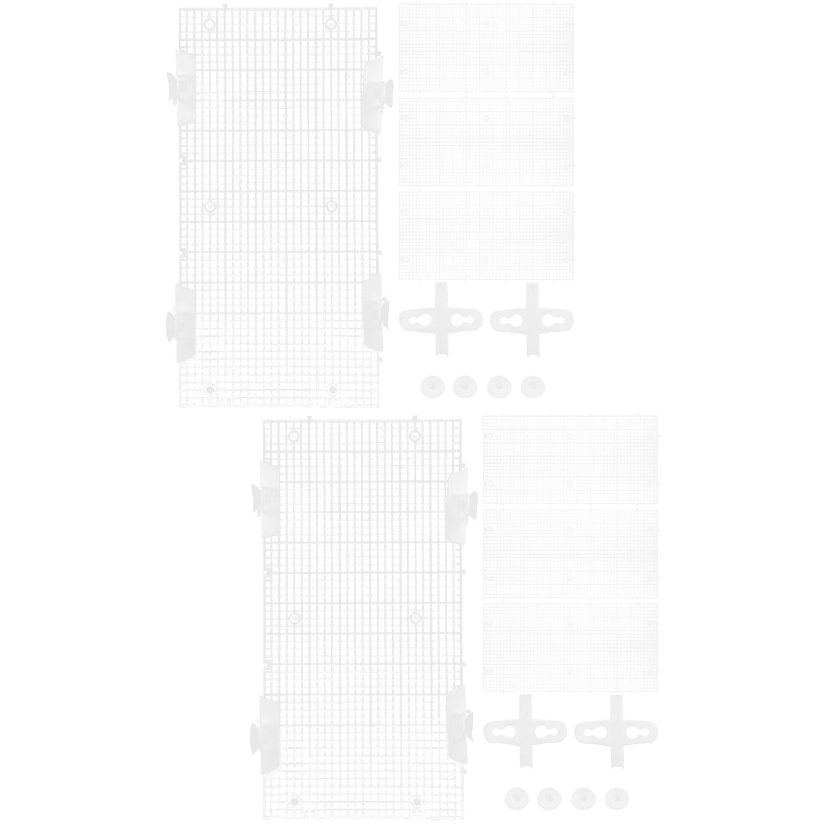 8 pcs Aquarium Separator Aquarium Divider Fish Tank Grid Divider for ...