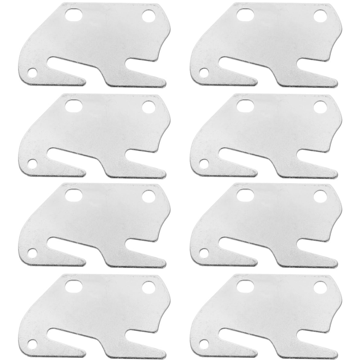 8 pcs Bed Accessories Wood Bed Rail Bracket Bed Rail Hooks Plates Beds ...