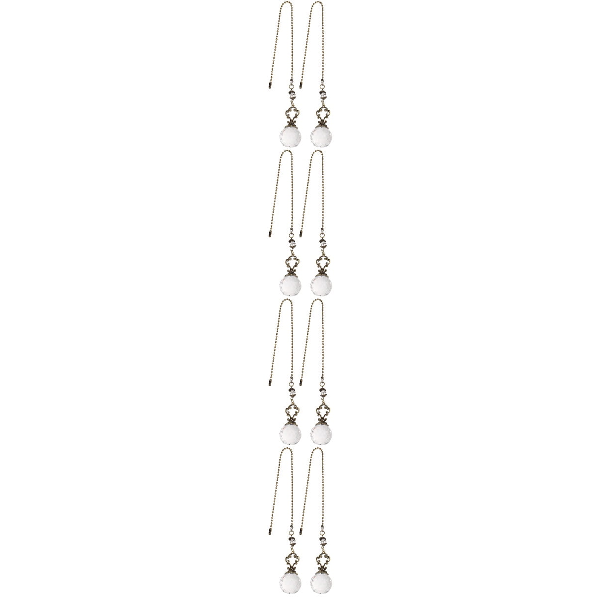 8 pcs Ceiling Fan Pull Chains Replacement Pull Chain Extension Light ...