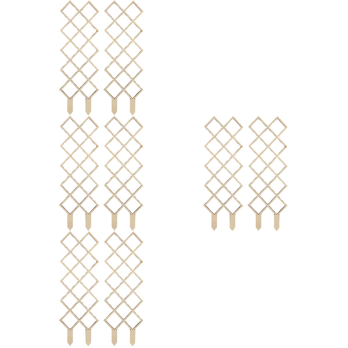 MOKKHNB Garden Trellis Premium Wooden Material Gardeners Patio Durable ...