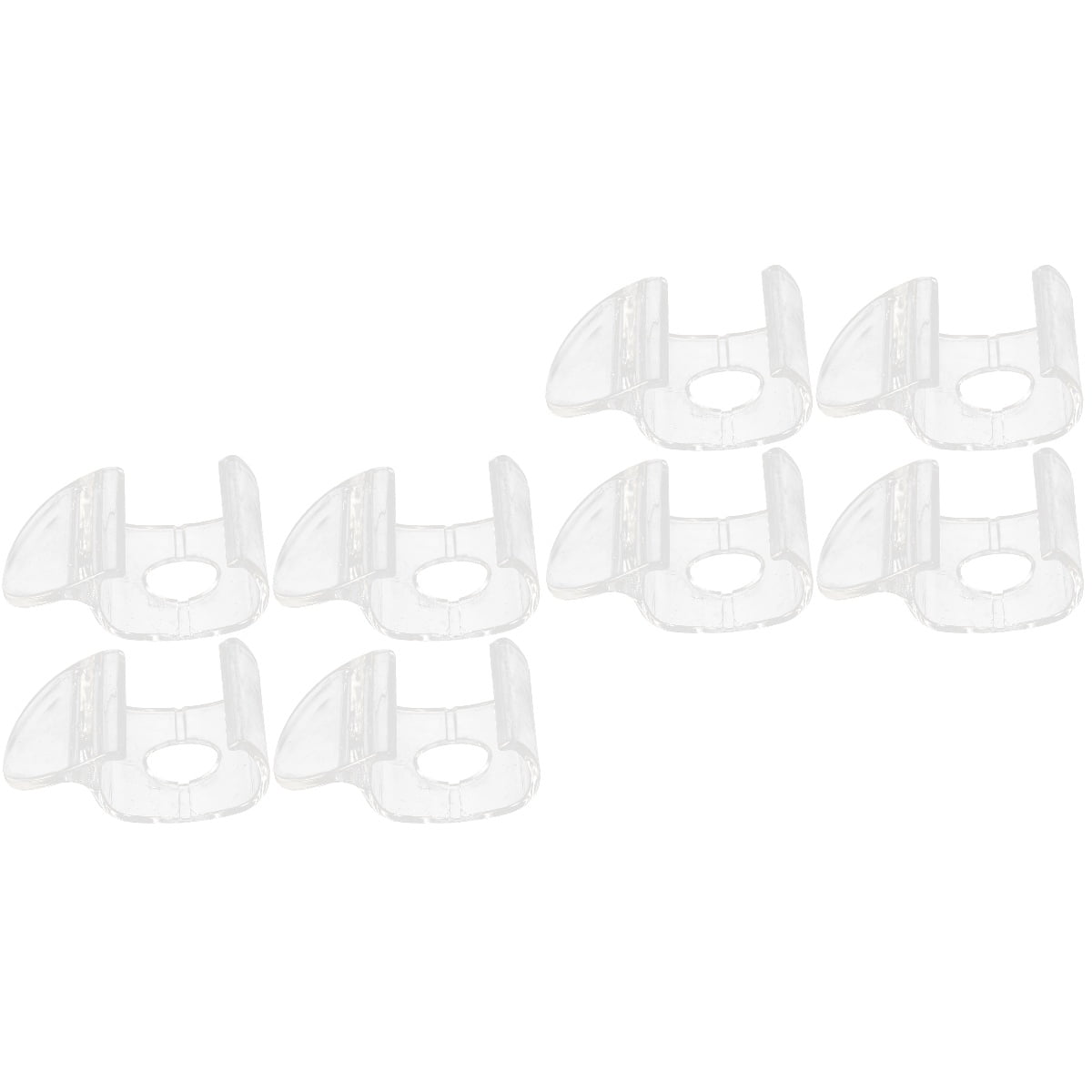 8 pcs Cordless Shade Handles Roller Window Shades Pulls Transparent ...