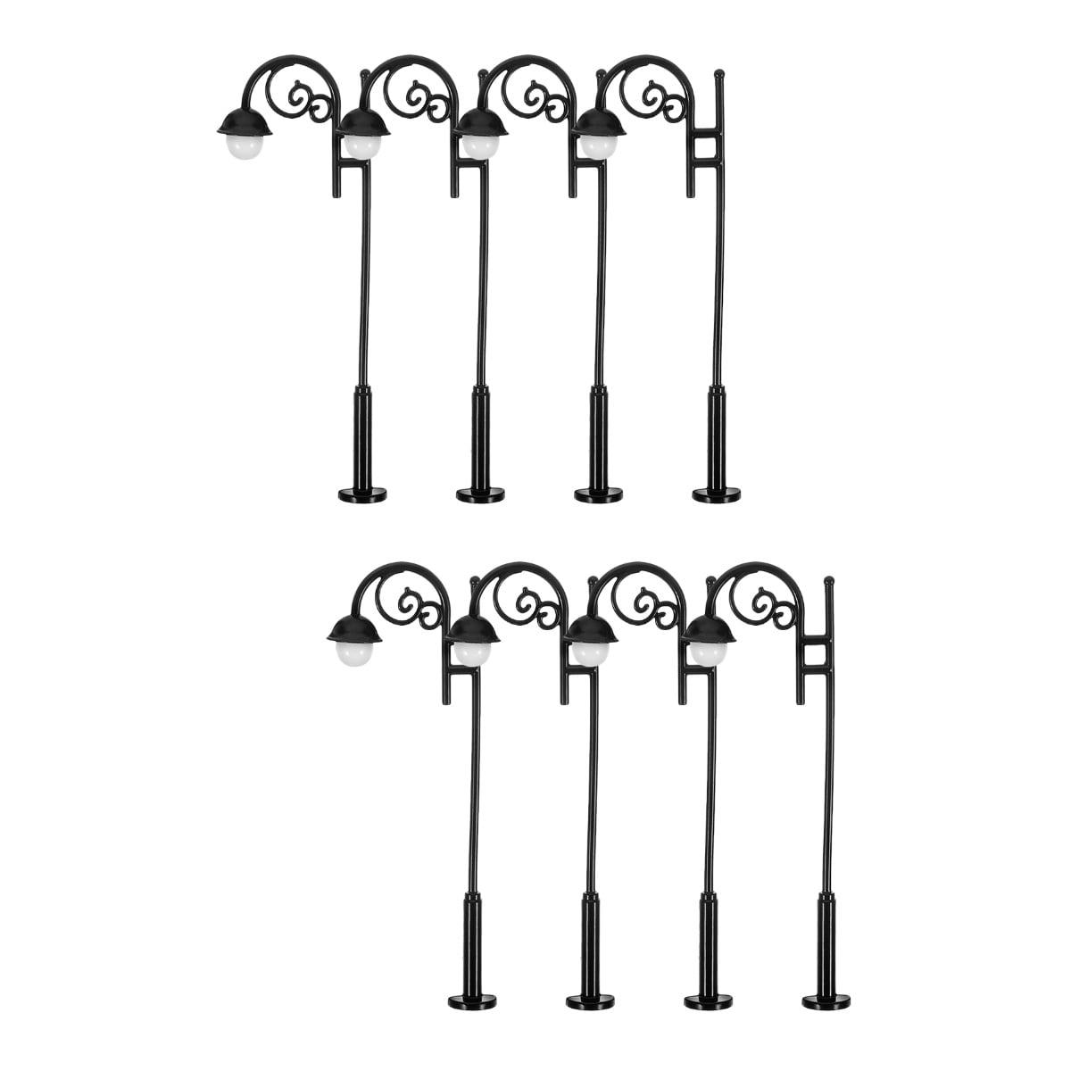 8 pcs Dollhouse Miniature Street Lights Mini Street Lamps Dollhouse ...