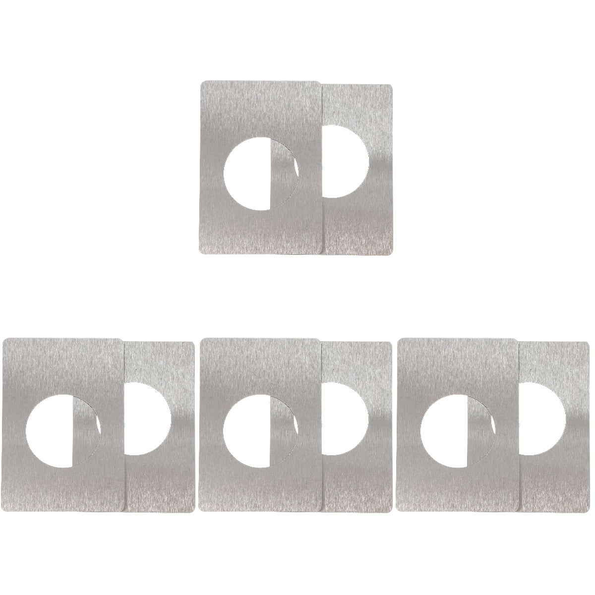 8 pcs Door Hole Cover Plate Repair Plate Door Reinforcement Plate for ...