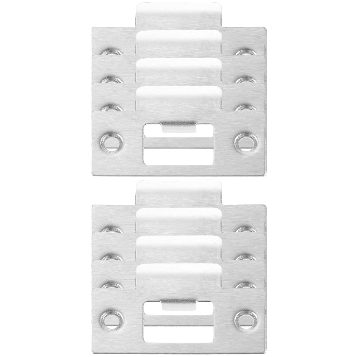 8 pcs Door Latches Strike Plate Stainless Steel Strike Plates for ...