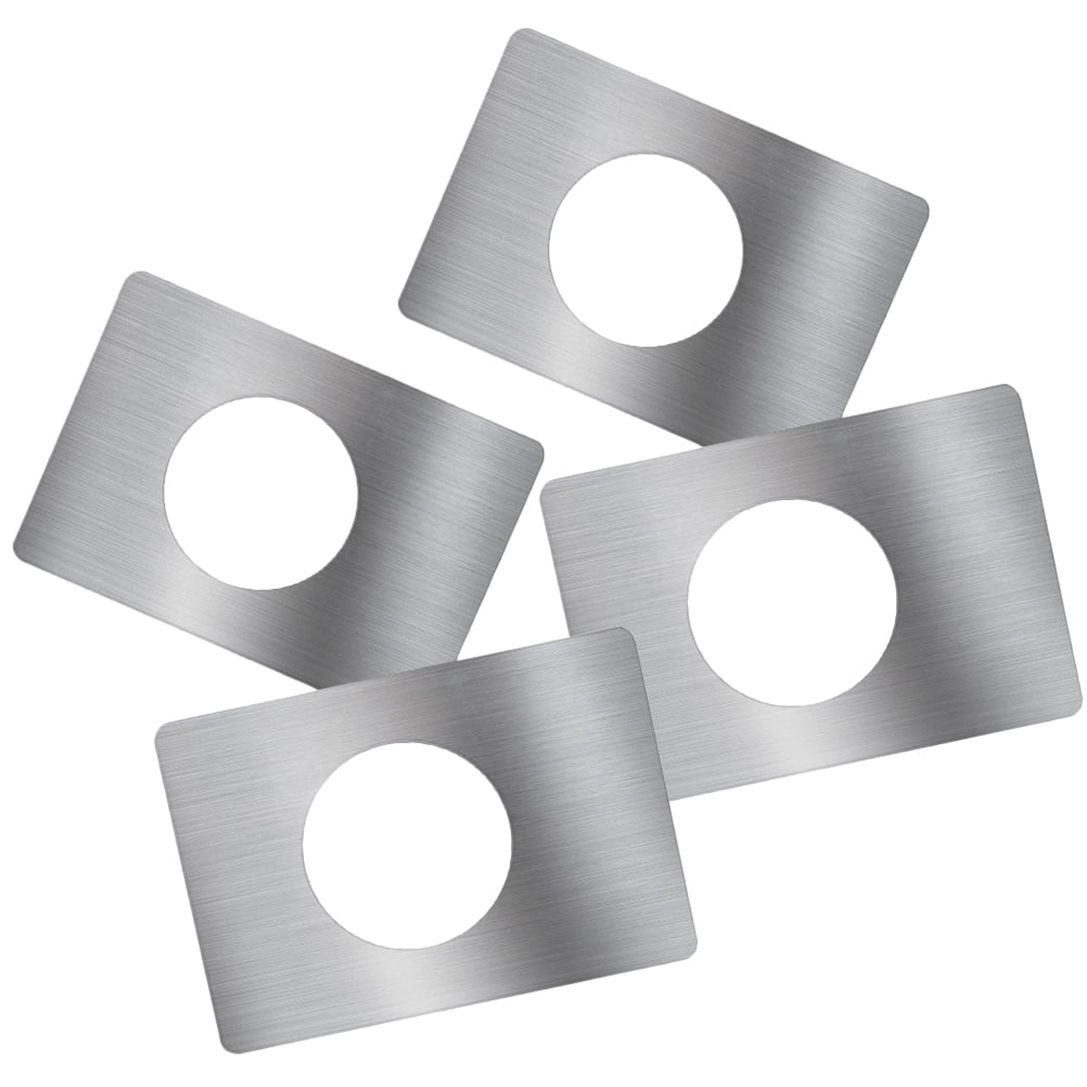 8 pcs Door Reinforcement Plates Stainless Steel Door Striker Plates for ...