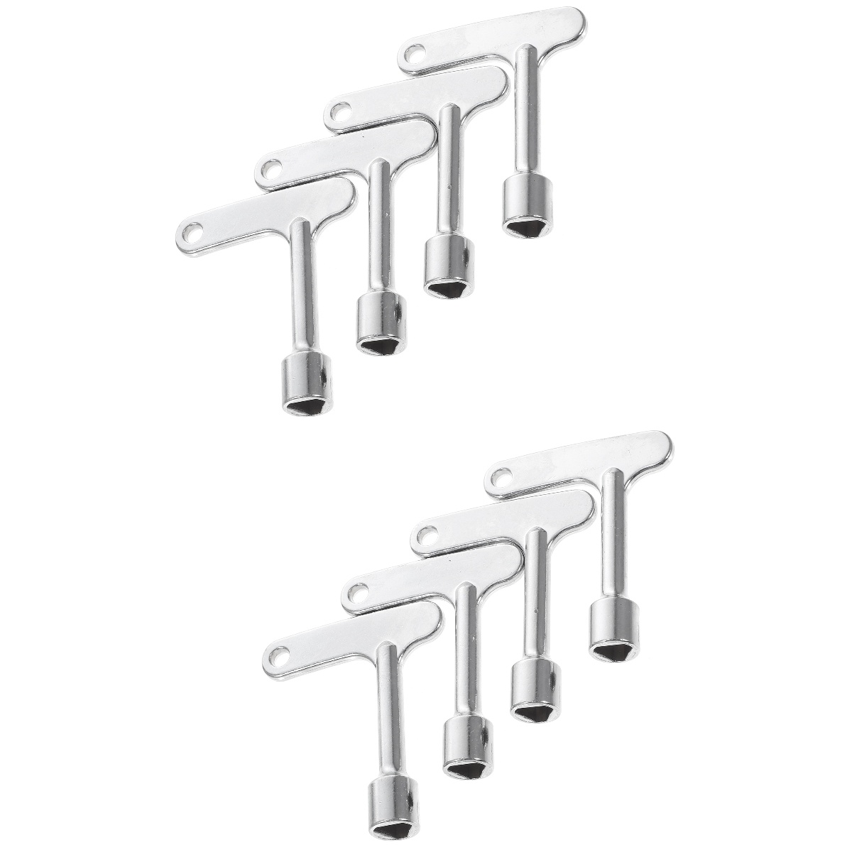 8 pcs Elevator Lock Key Triangle Floor Lockout Elevator Key Fire ...