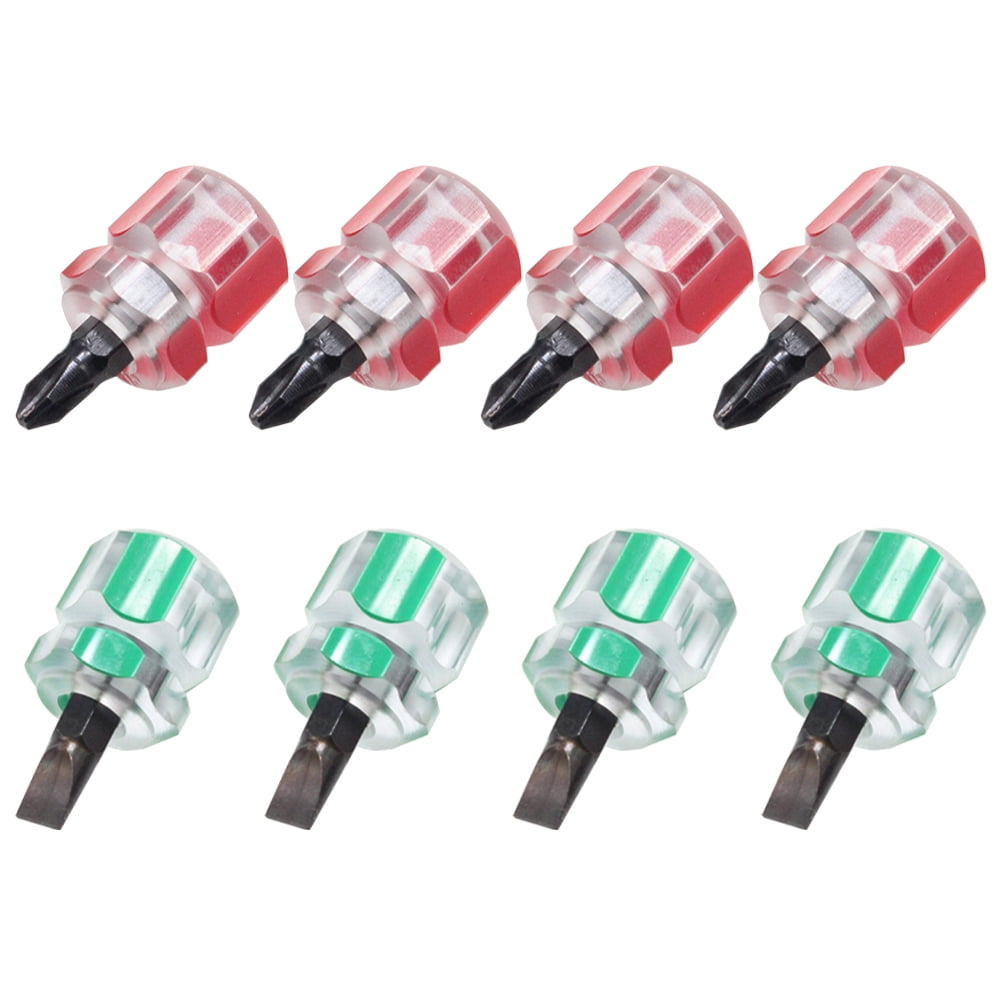 8 pcs Flat Heads Screwdriver Small Screwdriver Mini Screwdrivers Cross ...