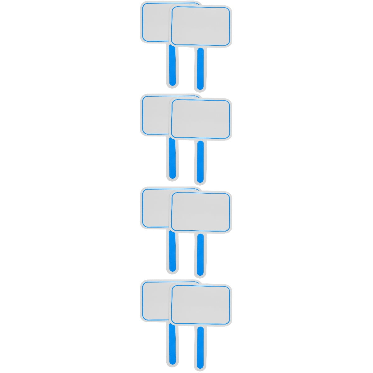 8 pcs Handheld Boards Single Sided Paddles Handheld Whiteboards Padding ...