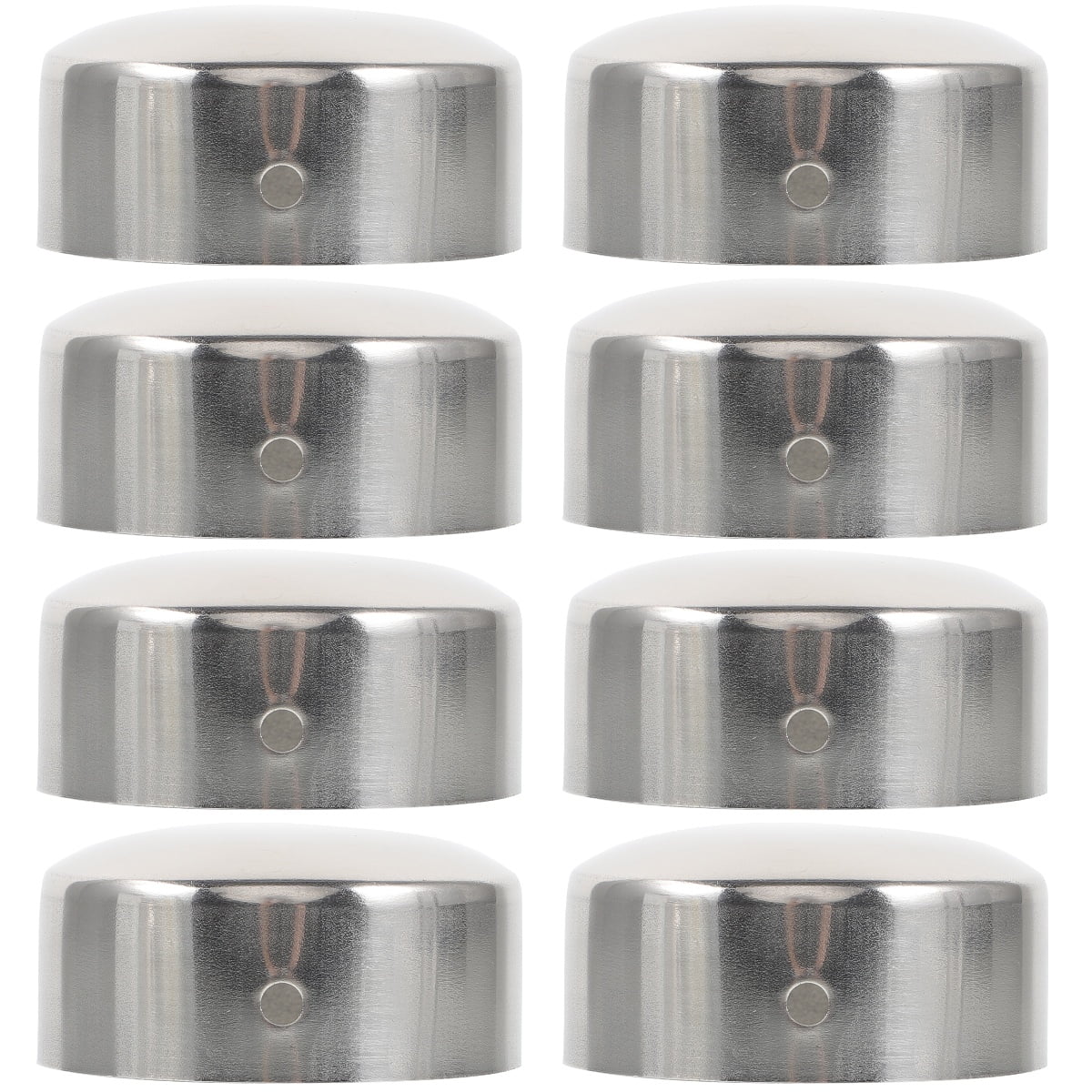 8 pcs Handrail End Cap Rail Support Decorative Tube Protector Handrail ...