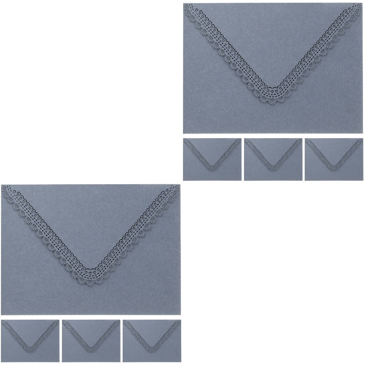 8 pcs Hollow Envelopes Invitation Cards Envelopes for Bridal Showers ...