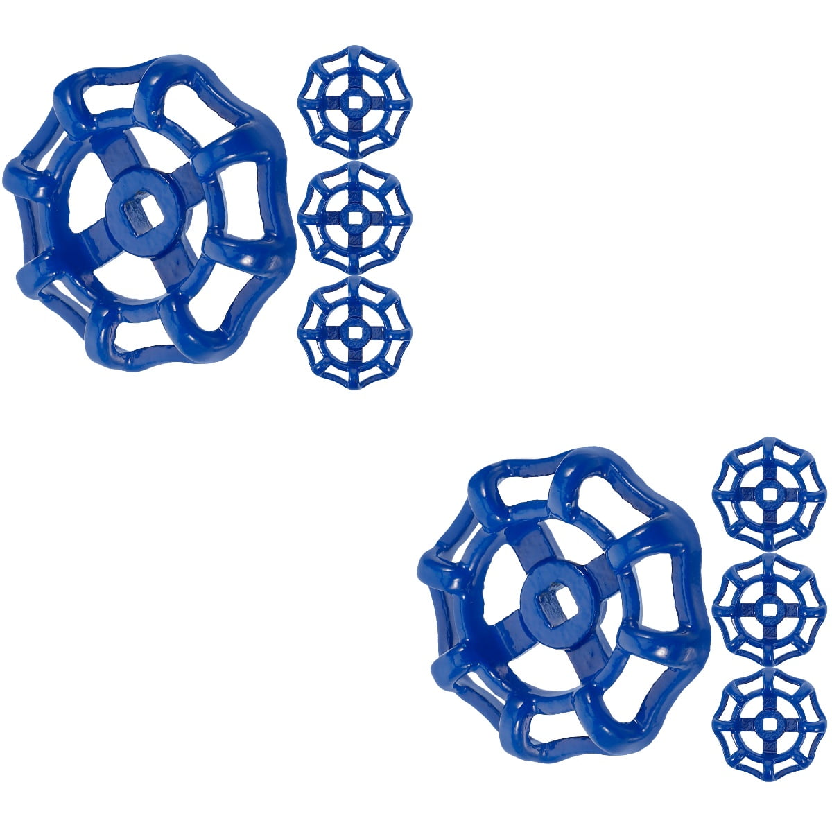 8 pcs Hose Bib Handle Replacement Faucet Valve Handle Valve Handwheel ...