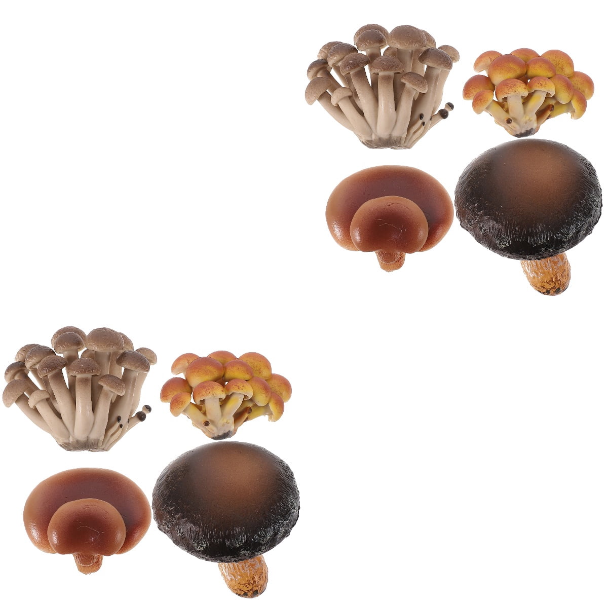 8 pcs Mushroom Growing Cycle Toy Plastic Agaric Model Toy Simulation ...