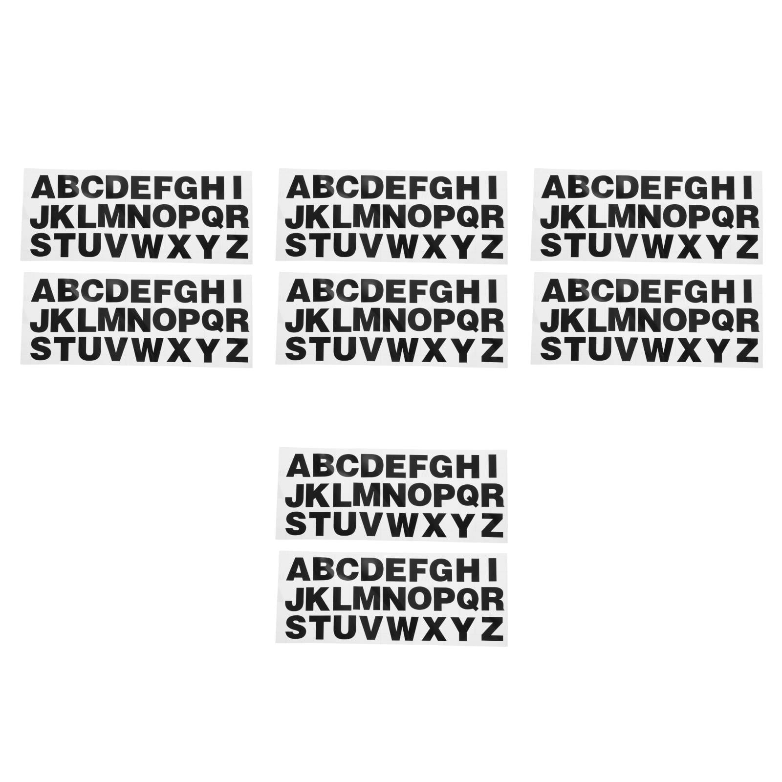 8 pcs Reflective Alphabet Stickers Cars Motorcycles Letters Custom ...