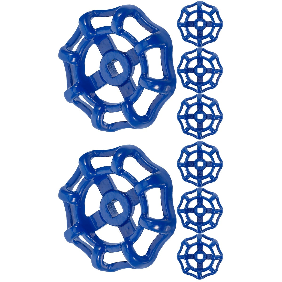 8 pcs Replacement Gate Valve Handwheel Faucet Valve Wheel Handle Metal ...