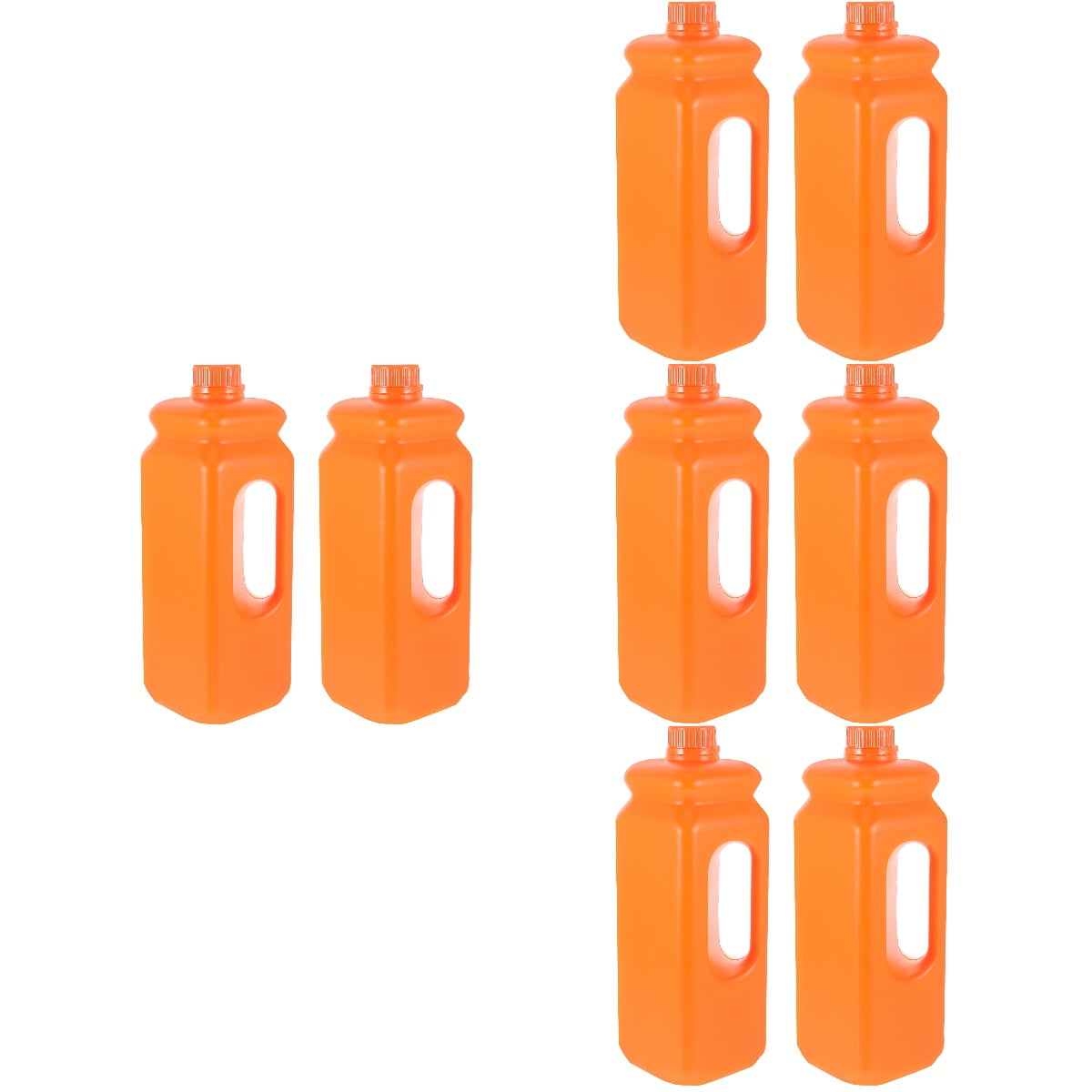 8 pcs Reusable Storage Jug Leak-proof Water Jug Plastic Gallon Jug with ...