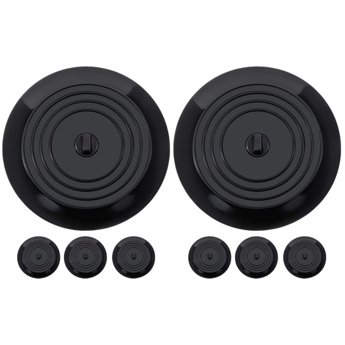 CIMAXIC Silicone Drain Cover Black for Bathroom and Kitchen Easy ...