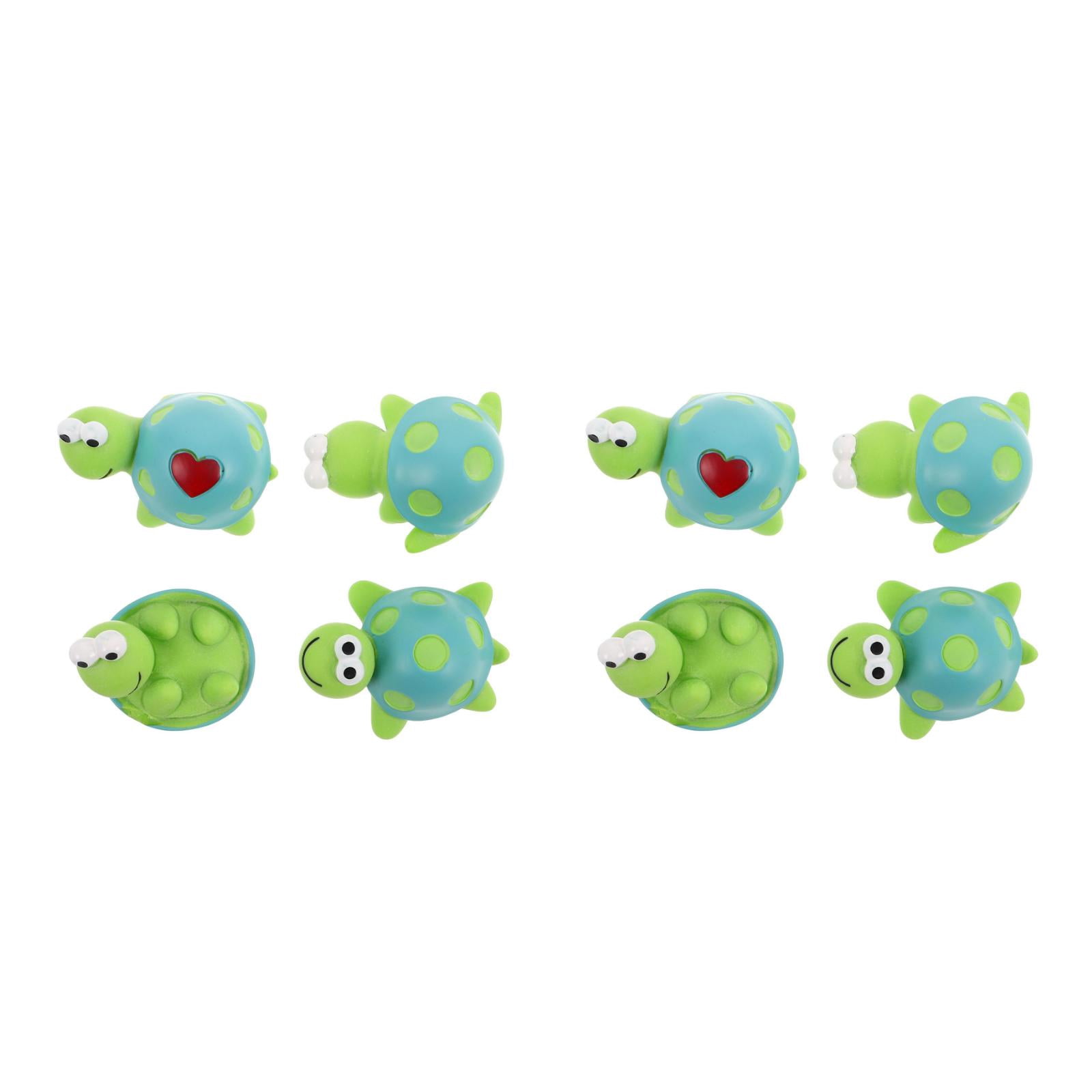 8 pcs Small Turtle Figurine Car Dashboard Decor Cute Turtle Models For ...