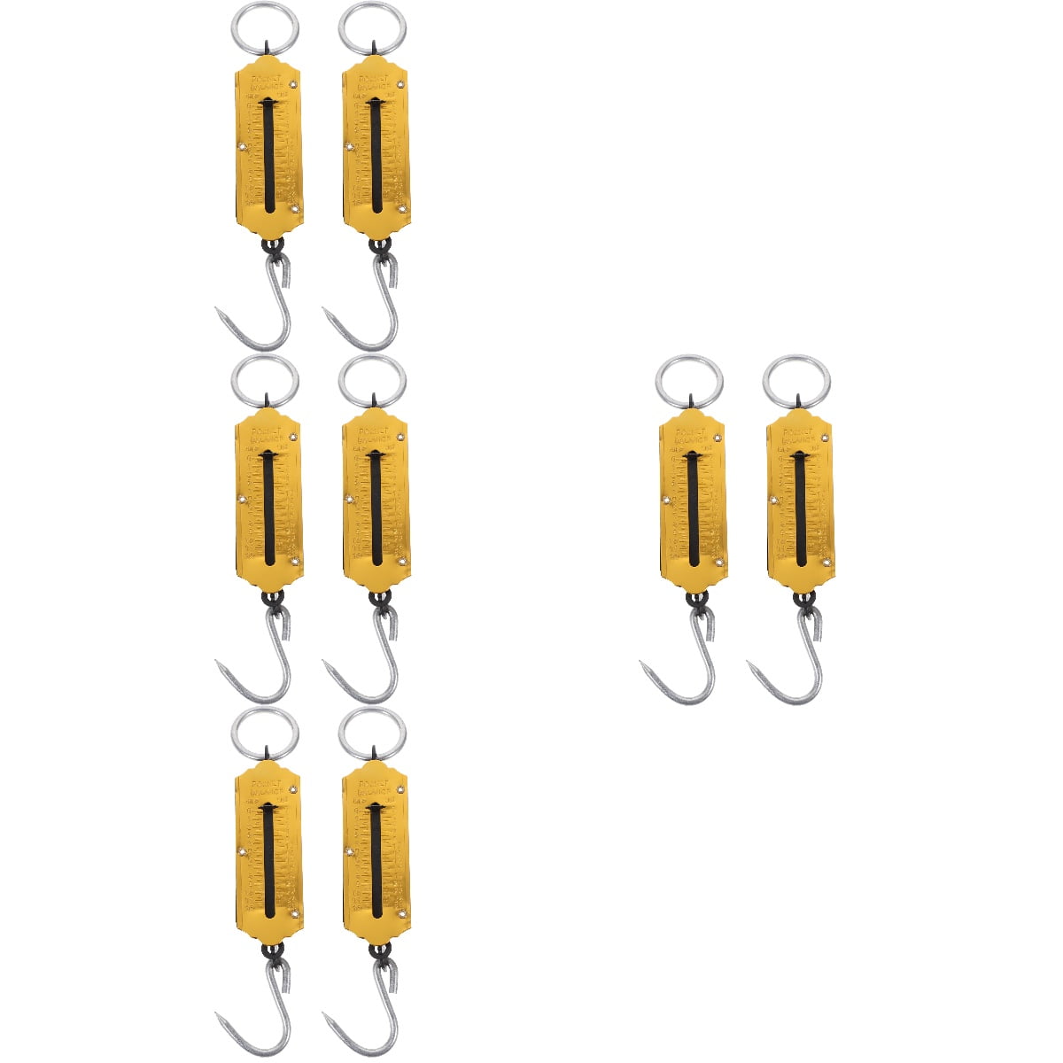 8 pcs Spring Scale 12kg Luggage Fishing Weight Scale Hanging Spring ...