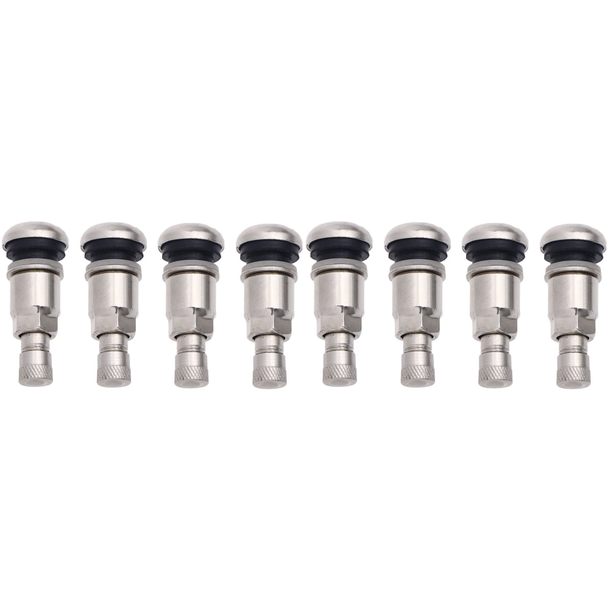 8 Pieces Stainless Steel Snap-in Tire Valve Stems for Car Tires ...