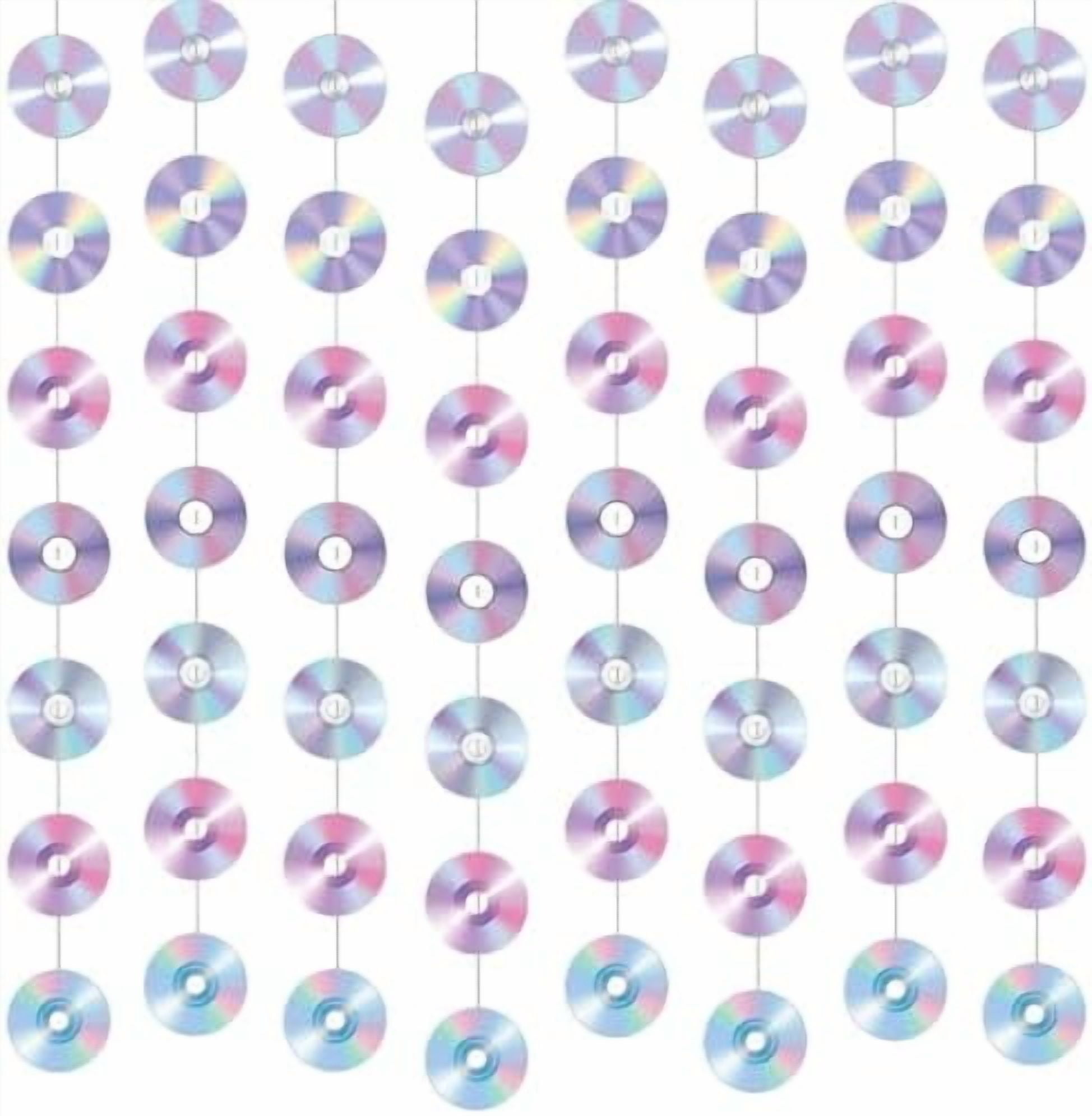 8 pcs Y2K CD Paper Garland Banner 2000s Party Decorations Y2k Hanging ...
