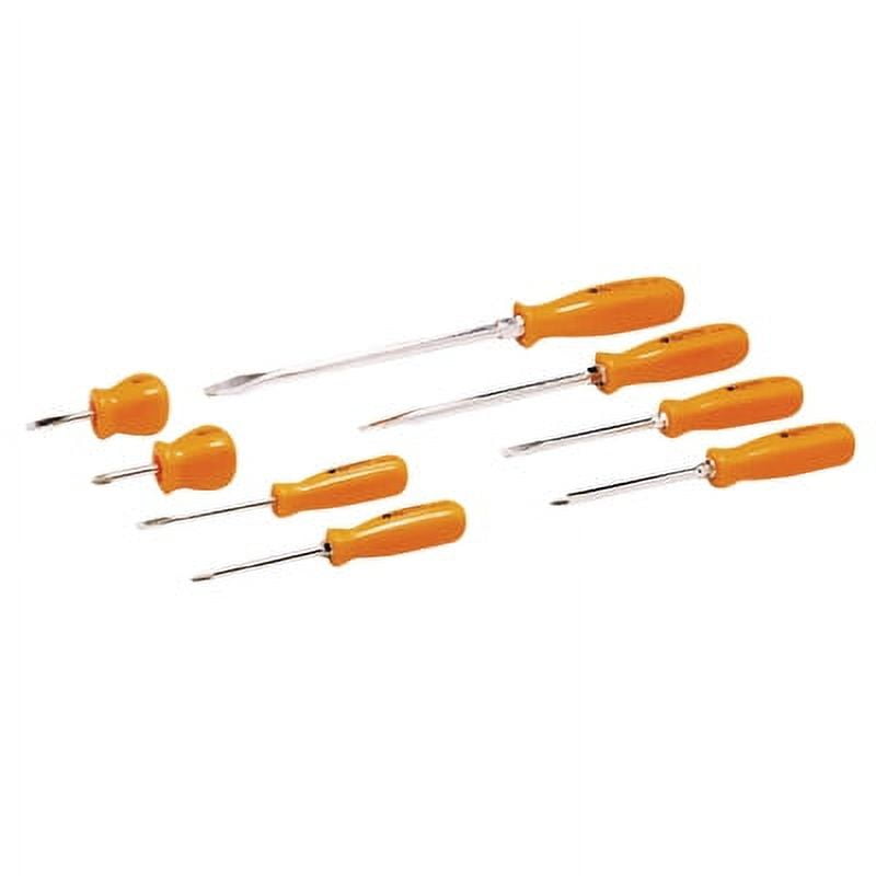 8 piece High-Vis Screwdriver Set - Orange - Walmart.com