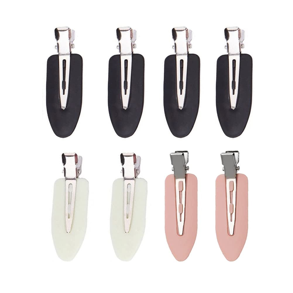 8 pieces No Bend Hair Clips, No Crease Hair Clips for Hair Styling and ...