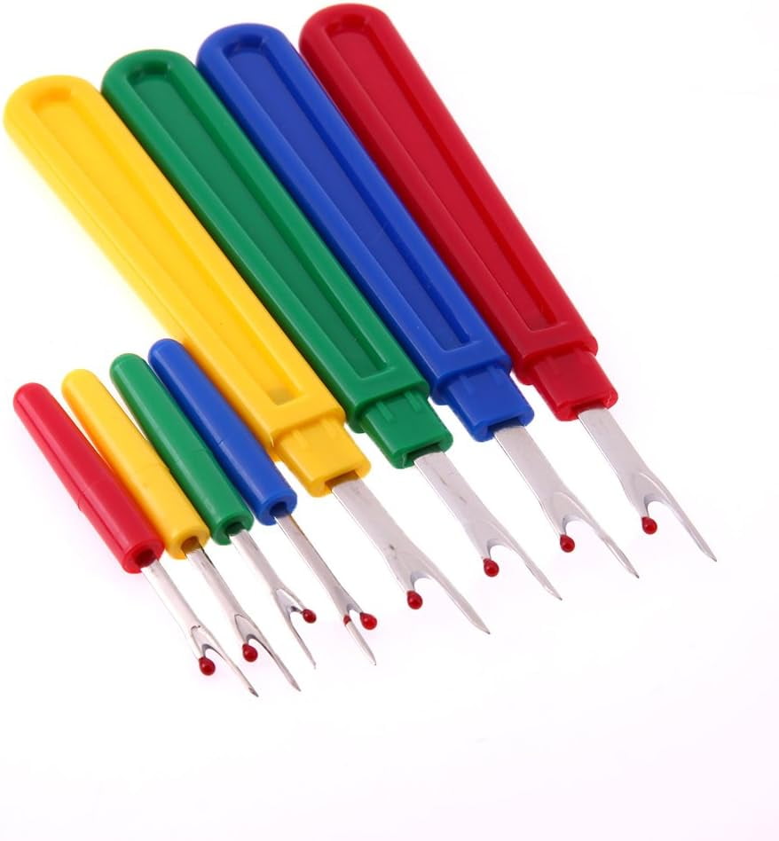 8 pieces seam ripper 4 large and 4 small handy stitch ripper sewing ...