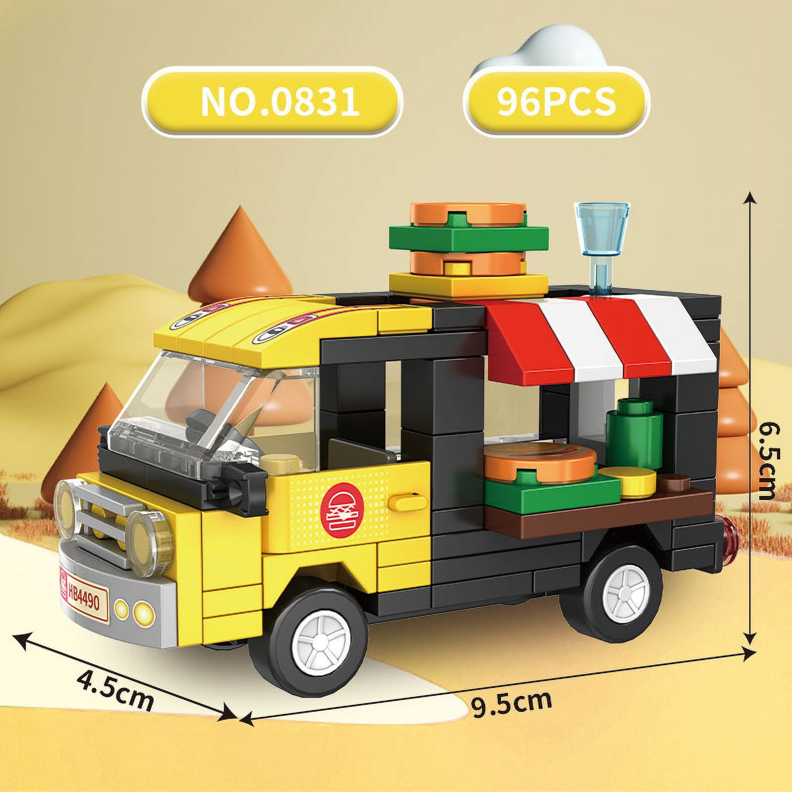 8 puzzle toys, building blocks, sliding cars, city themed simulation ...