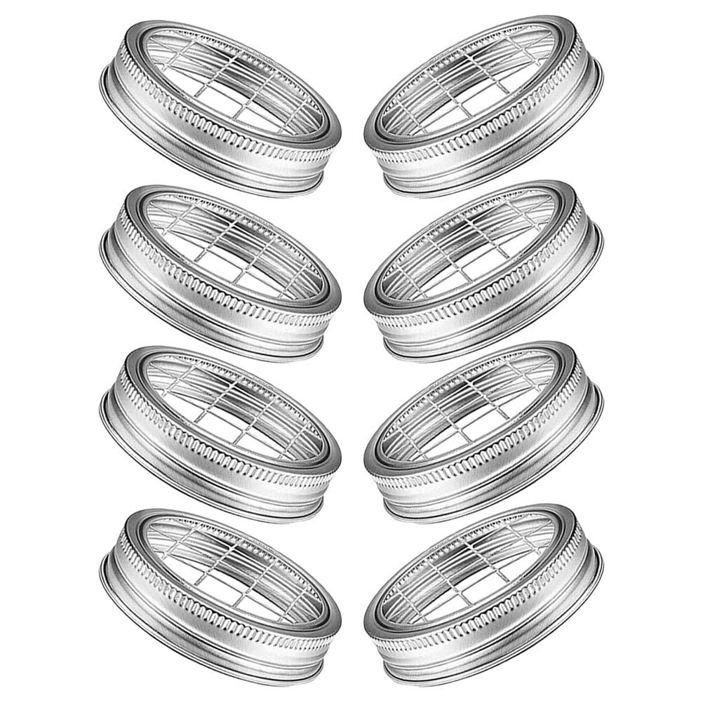 8 sets of Mason Flower Insert Lids Reusable Frog Lids for fixing Flower ...