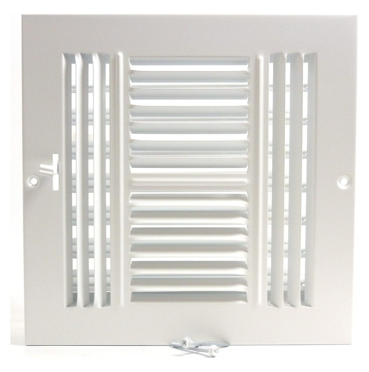 8"w X 8"h 4-Way AIR Supply Grille - Vent Cover & Diffuser - Flat ...