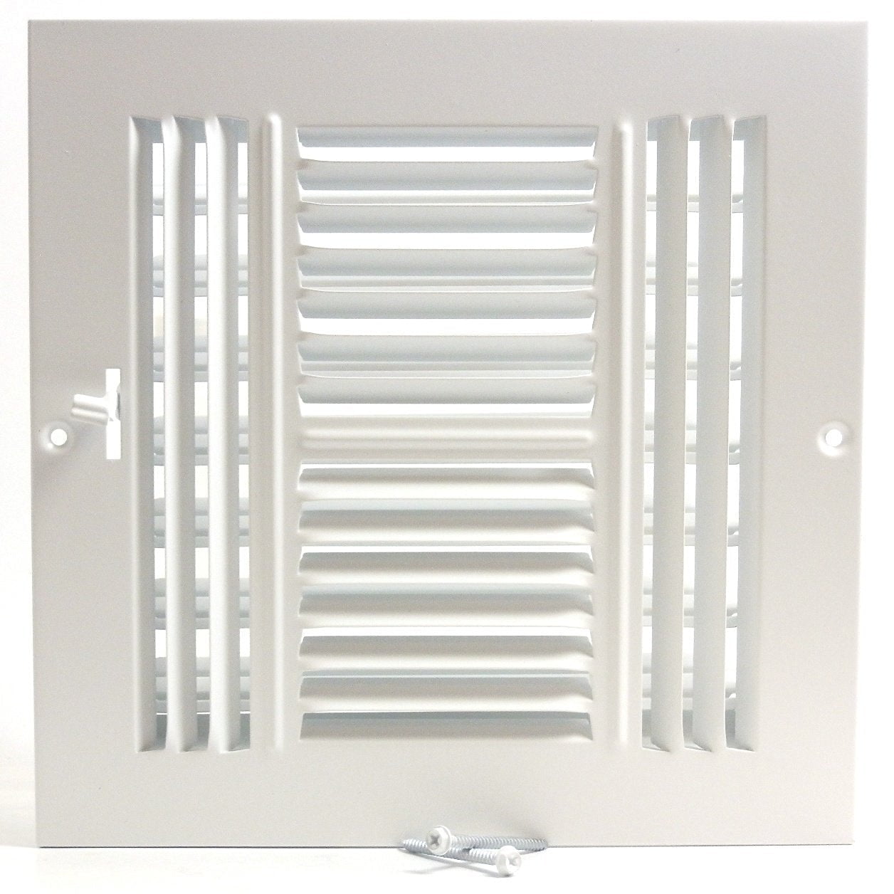 8"w X 8"h 4-Way AIR Supply Grille - Vent Cover & Diffuser - Flat ...