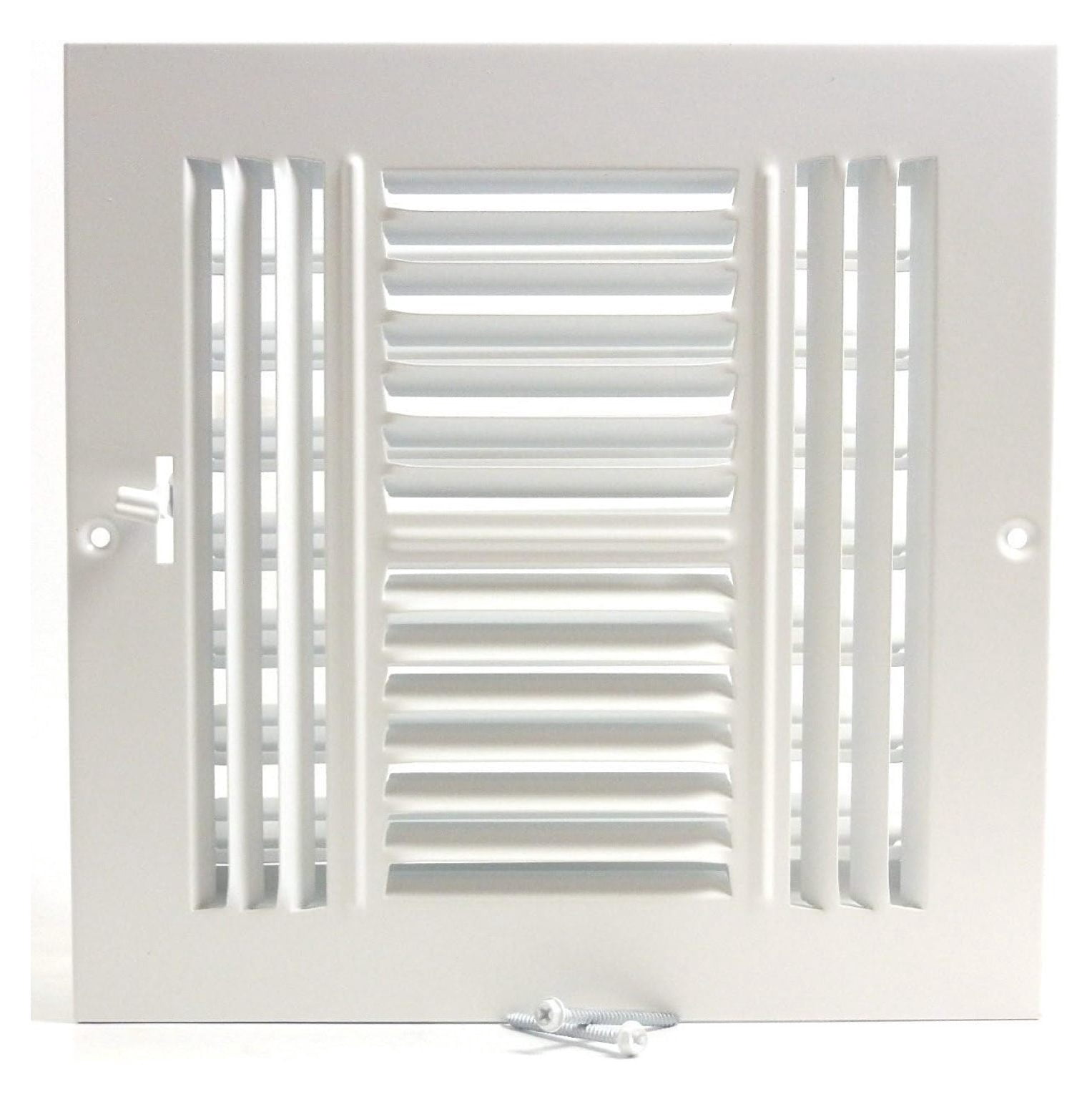 8"w X 8"h 4-Way AIR Supply Grille - Vent Cover & Diffuser - Flat ...
