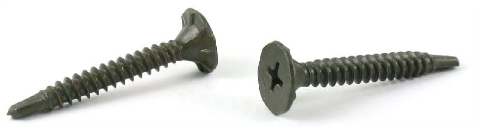 #8 x 1 1/4" Self-Drilling Screws / Phillips / Wafer Head / Nibs / Steel ...