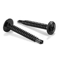 #8 x 1-1/4" Sheet Metal Screws 100Pcs 410 Stainless Steel Truss Head ...