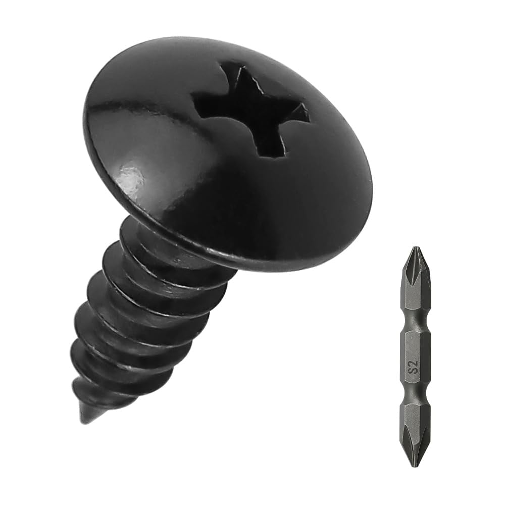#8 x 1/2" Truss Head Wood Screws (100 pcs), 18-8 (304) Stainless Steel ...