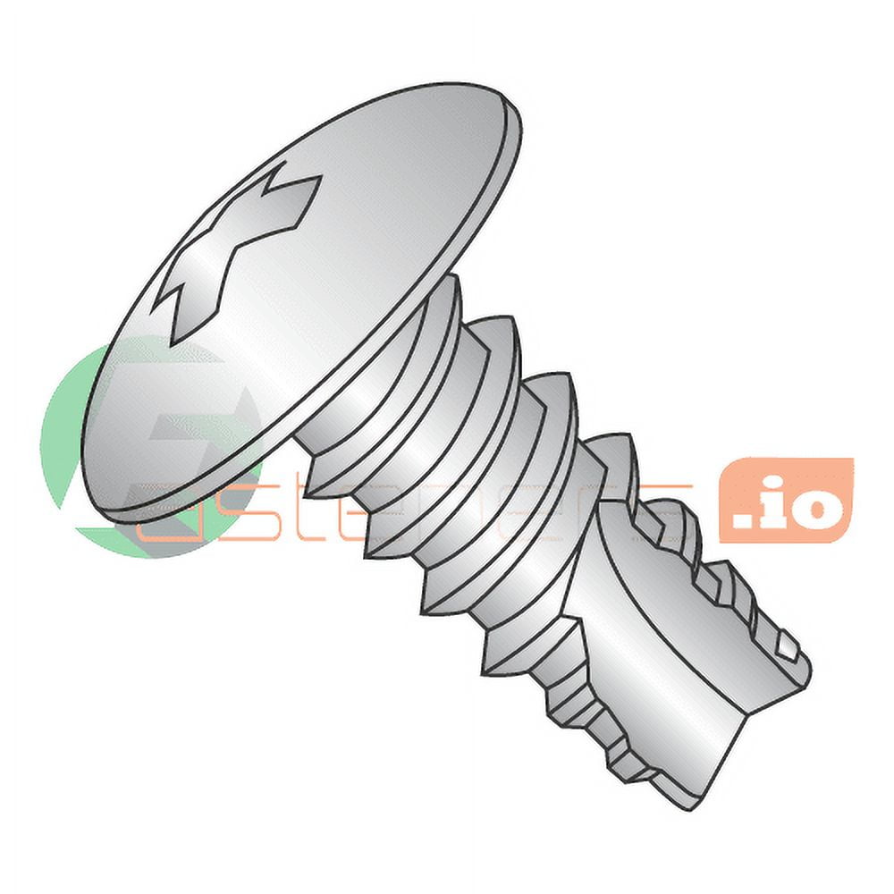 #8 x 1/2" Type 25 Thread Cutting Screws / Phillips / Truss Head / 18-8 ...