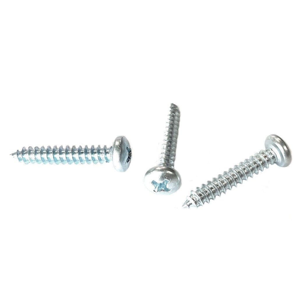 #8 x 1" Zinc Pan Head Metal RV Screws | Phillips Drive | 1 Inch RV ...