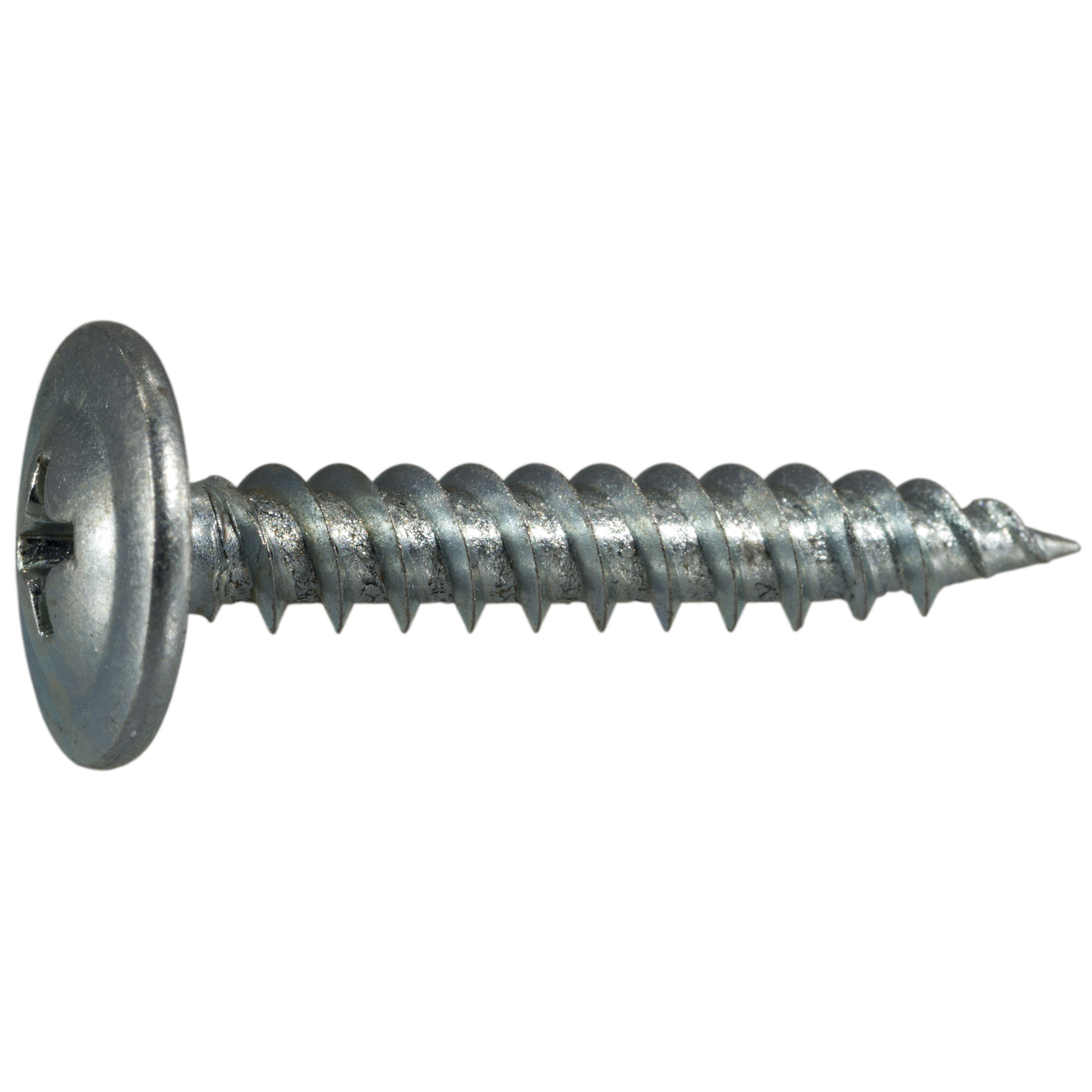 8 x 1" Zinc Phillips Modified Truss Head Self Piercing Lath Screws (188 ...