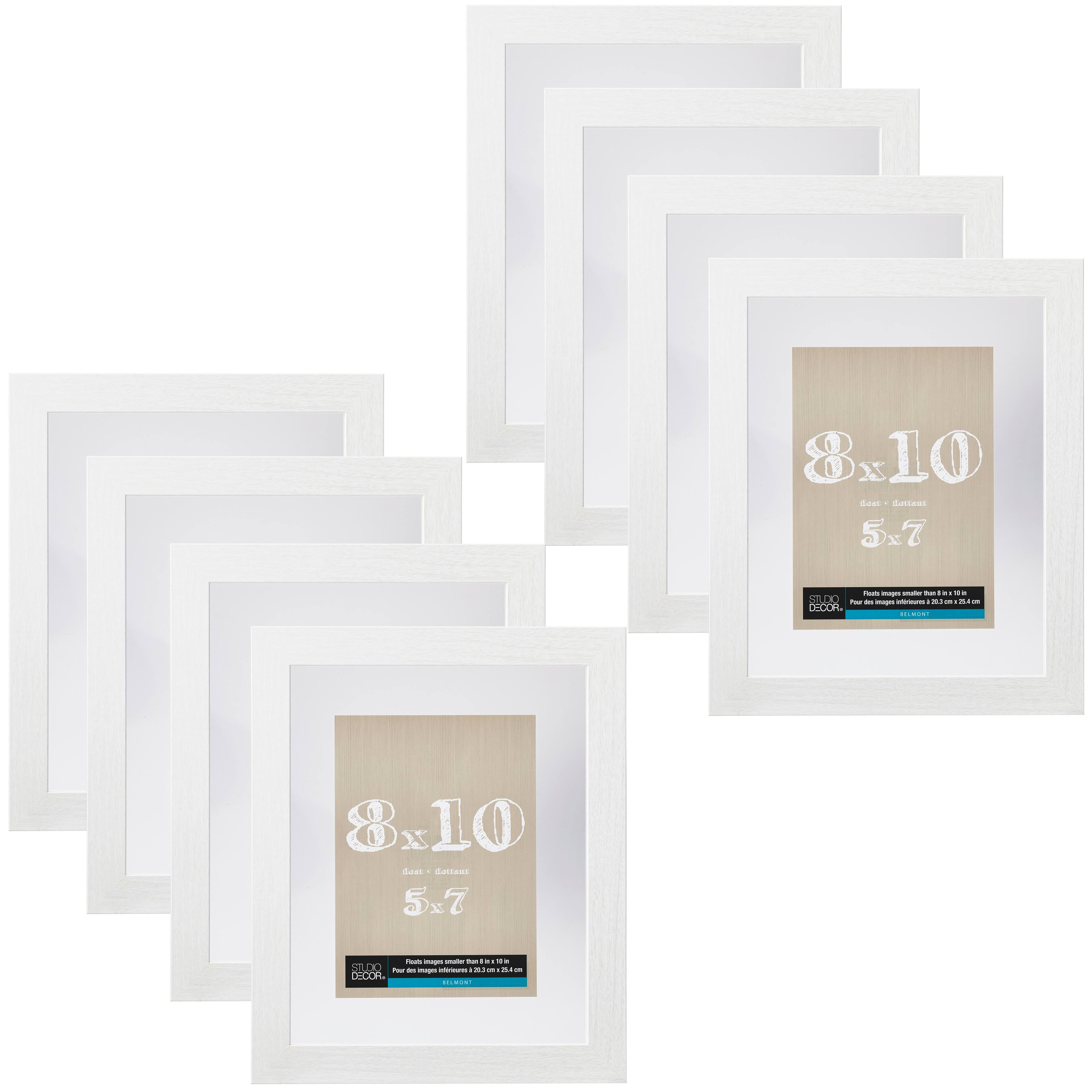 Studio Décor 8"x10" Belmont Float Picture Frame - Pre-attached Hardware ...