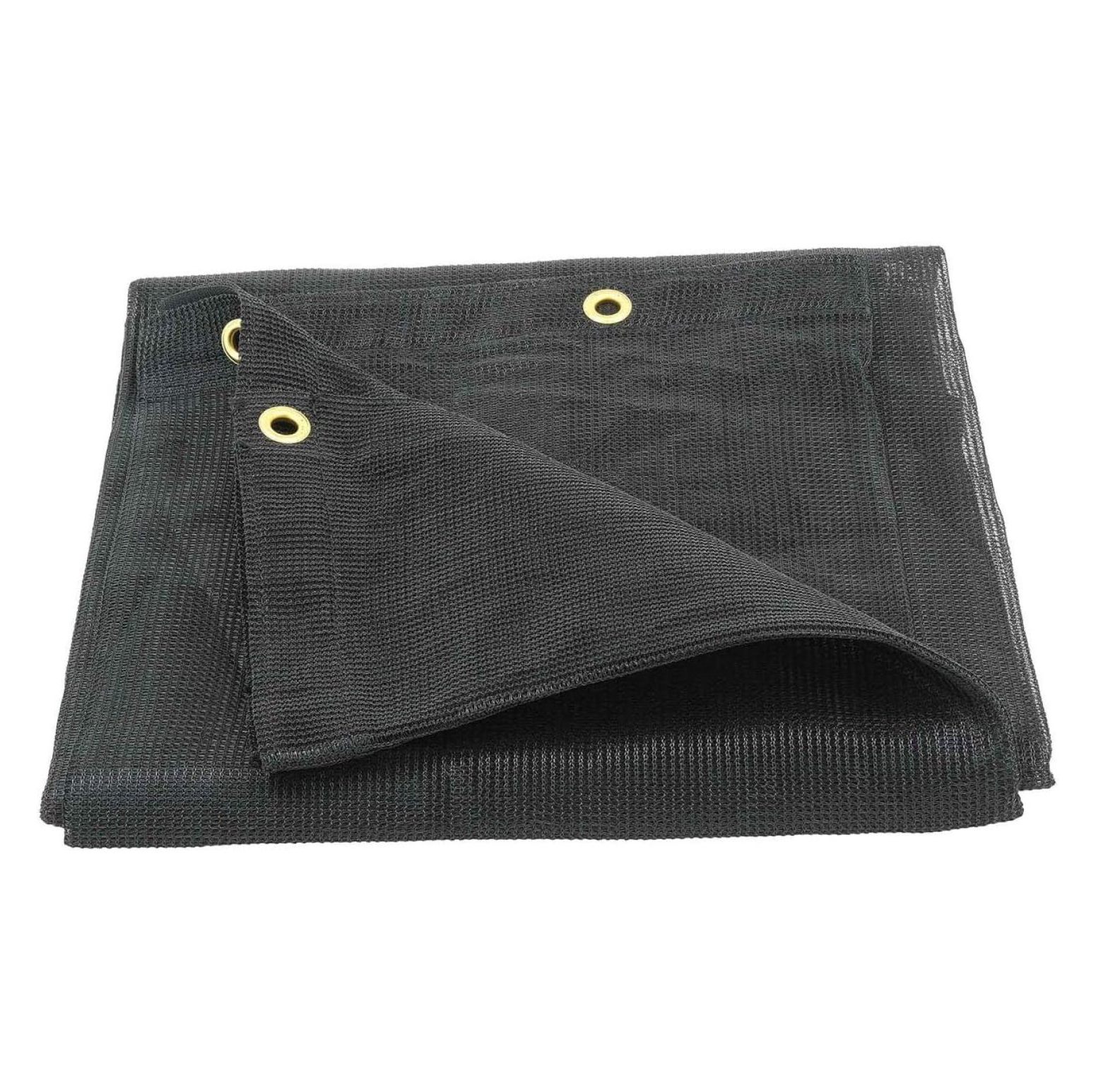 8 x 10 Black Mesh Tarp for Shade, Greenhouse Covers, Pet Kennels and ...