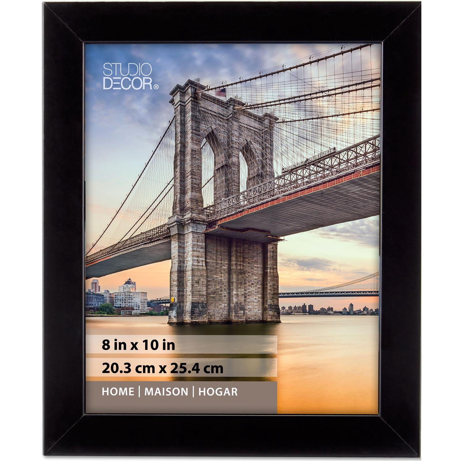8" x 10" Flat Black Home Collection Frame by Studio Décor - Includes ...